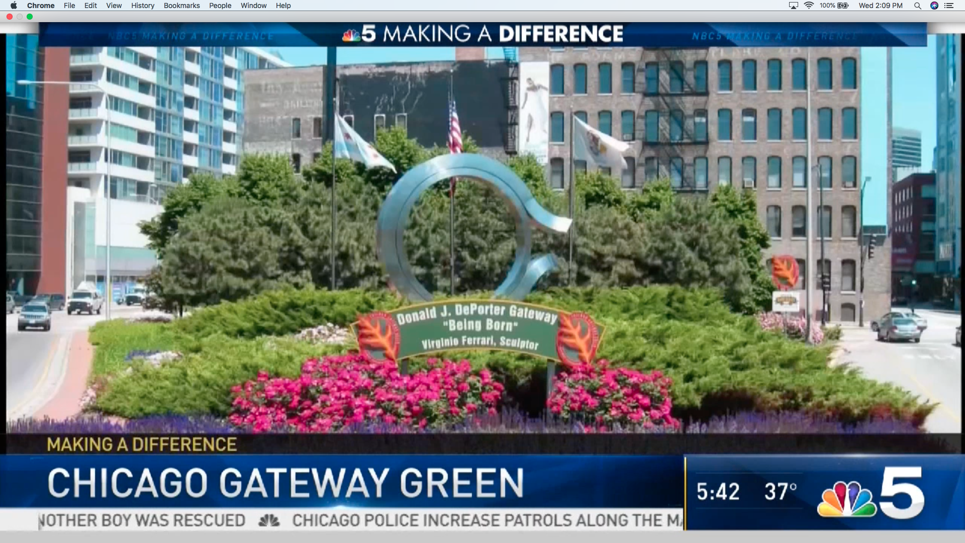 NBC 5 Interview | Chicago Gateway Green